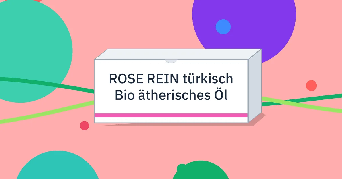 Symbolbild: Packung mit der Aufschrift ROSE REIN türkisch Bio ätherisches Öl (PZN 17437480) – Verfügbarkeit und Bezug in Apotheken in Frankfurt am Main