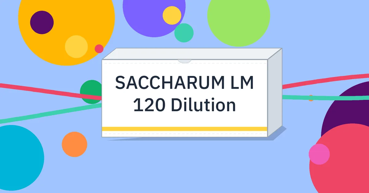 Symbolbild: Packung mit der Aufschrift SACCHARUM LM 120 Dilution (PZN 13176574) – Verfügbarkeit und Bezug in Apotheken in Frankfurt am Main