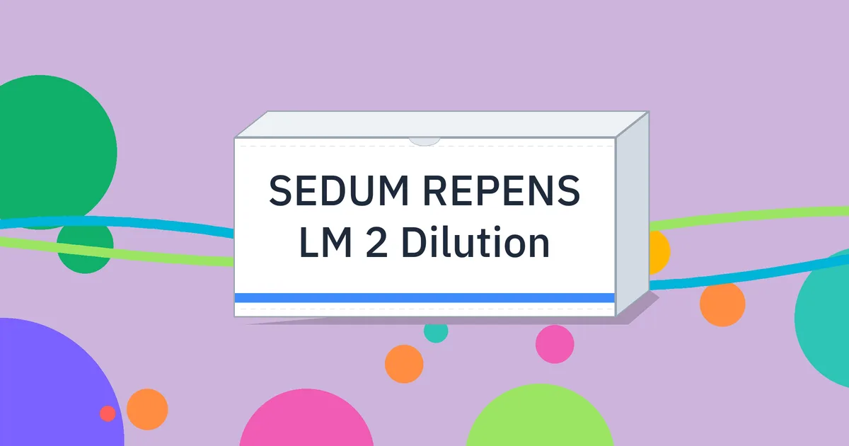Symbolbild: Packung mit der Aufschrift SEDUM REPENS LM 2 Dilution (PZN 13692672) – Verfügbarkeit und Bezug in Apotheken in Frankfurt am Main