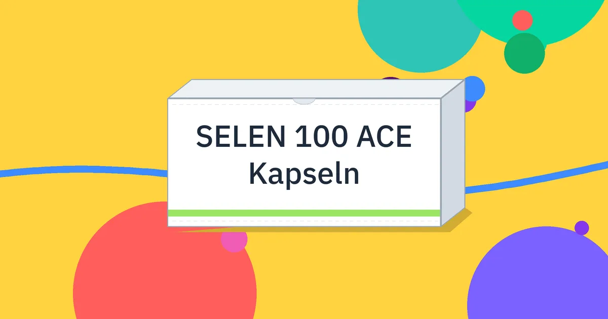 Symbolbild: Packung mit der Aufschrift SELEN 100 ACE Kapseln (PZN 04916411) – Verfügbarkeit und Bezug in Apotheken in Frankfurt am Main