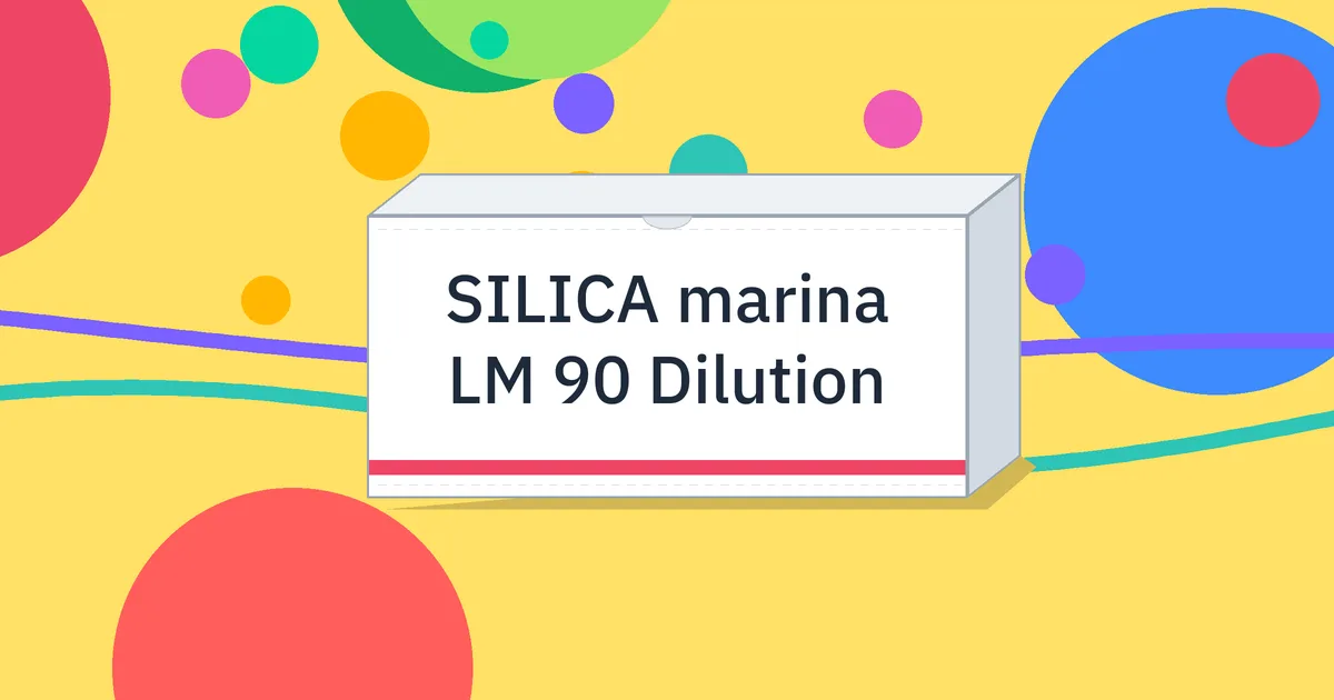 Symbolbild: Packung mit der Aufschrift SILICA marina LM 90 Dilution (PZN 13190048) – Verfügbarkeit und Bezug in Apotheken in Frankfurt am Main