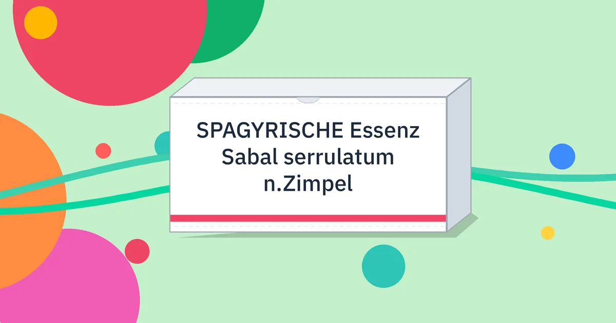 Symbolbild: Packung mit der Aufschrift SPAGYRISCHE Essenz Sabal serrulatum n.Zimpel (PZN 00917709) – Verfügbarkeit und Bezug in Apotheken in Frankfurt am Main