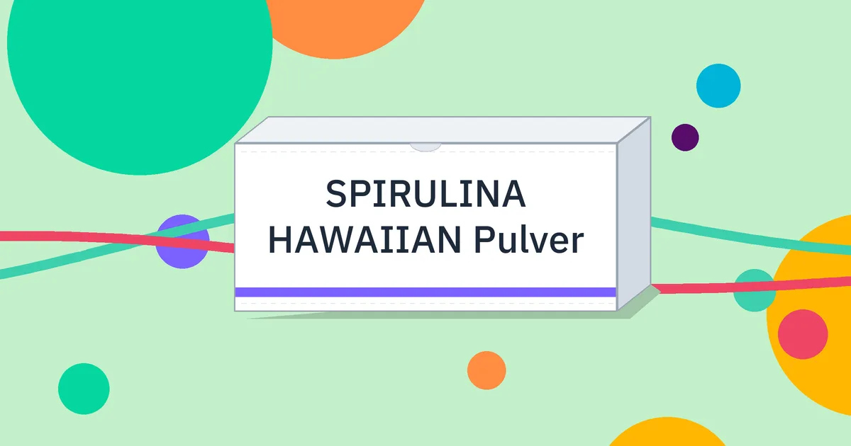 Symbolbild: Packung mit der Aufschrift SPIRULINA HAWAIIAN Pulver (PZN 04171069) – Verfügbarkeit und Bezug in Apotheken in Frankfurt am Main