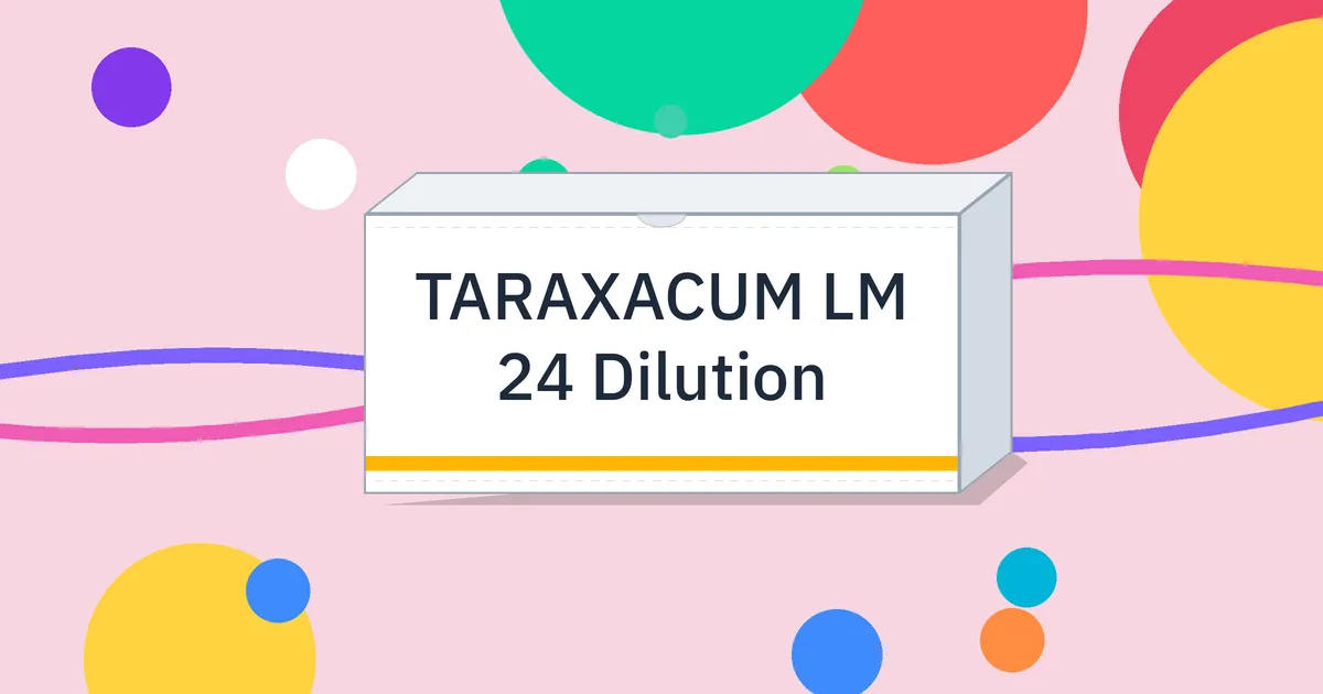 Symbolbild: Packung mit der Aufschrift TARAXACUM LM 24 Dilution (PZN 13214435) – Verfügbarkeit und Bezug in Apotheken in Frankfurt am Main