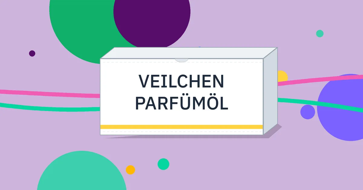 Symbolbild: Packung mit der Aufschrift VEILCHEN PARFÜMÖL (PZN 07617399) – Verfügbarkeit und Bezug in Apotheken in Frankfurt am Main