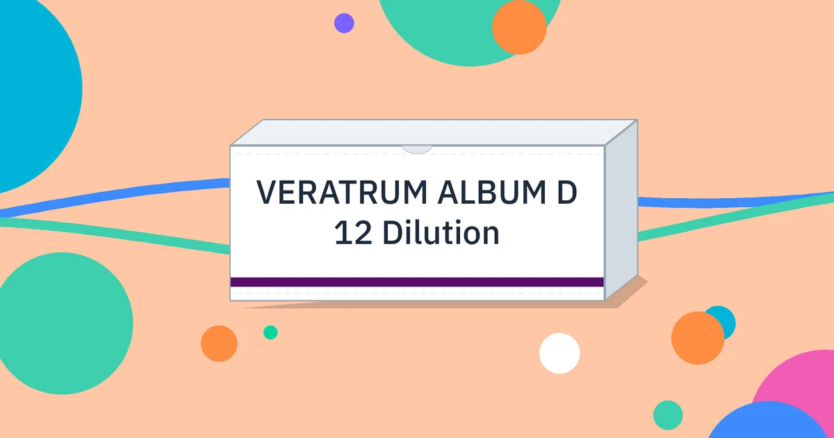 Symbolbild: Packung mit der Aufschrift VERATRUM ALBUM D 12 Dilution (PZN 02402889) – Verfügbarkeit und Bezug in Apotheken in Frankfurt am Main