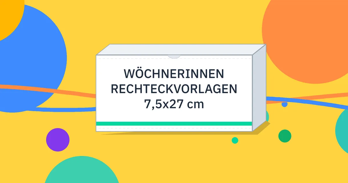 Symbolbild: Packung mit der Aufschrift WÖCHNERINNEN RECHTECKVORLAGEN 7,5x27 cm (PZN 06127345) – Verfügbarkeit und Bezug in Apotheken in Frankfurt am Main