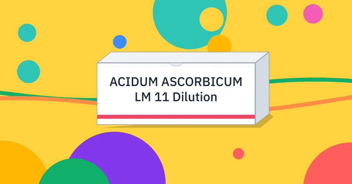 Symbolbild: Packung mit der Aufschrift ACIDUM ASCORBICUM LM 11 Dilution (PZN 13268796) – Verfügbarkeit und Bezug in Apotheken in Frankfurt am Main