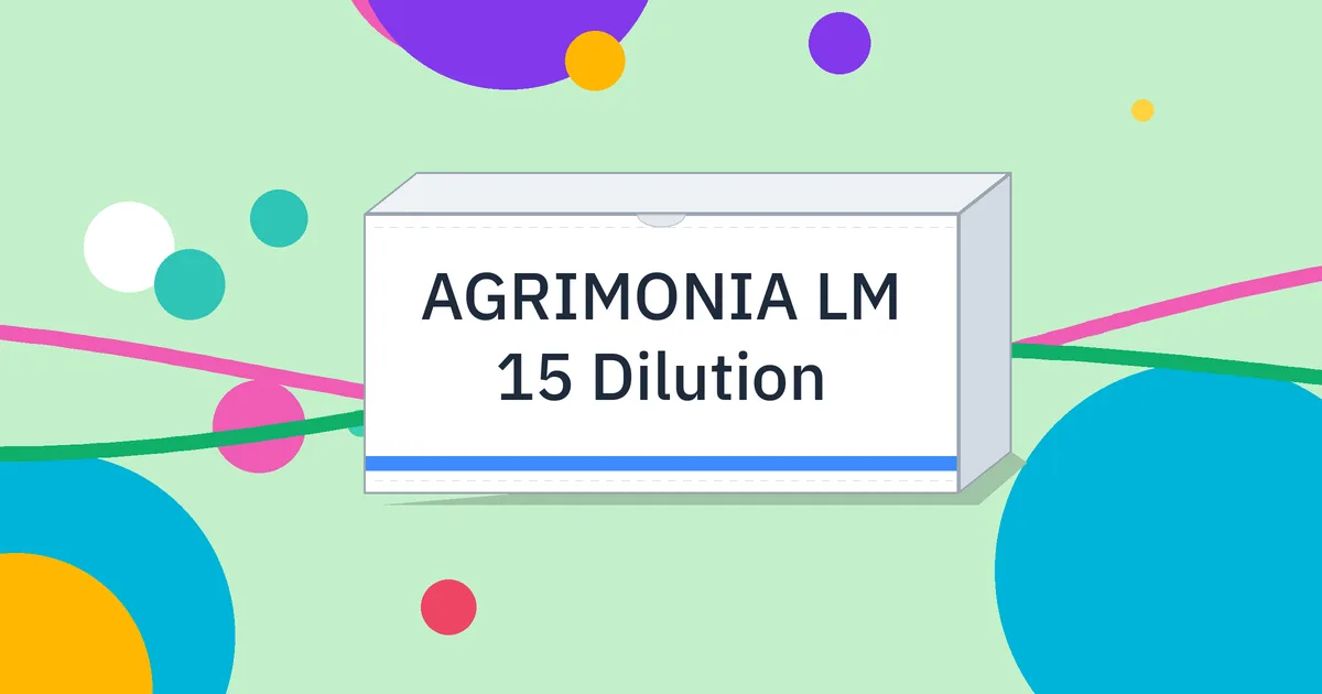 Symbolbild: Packung mit der Aufschrift AGRIMONIA LM 15 Dilution (PZN 13306924) – Verfügbarkeit und Bezug in Apotheken in Frankfurt am Main