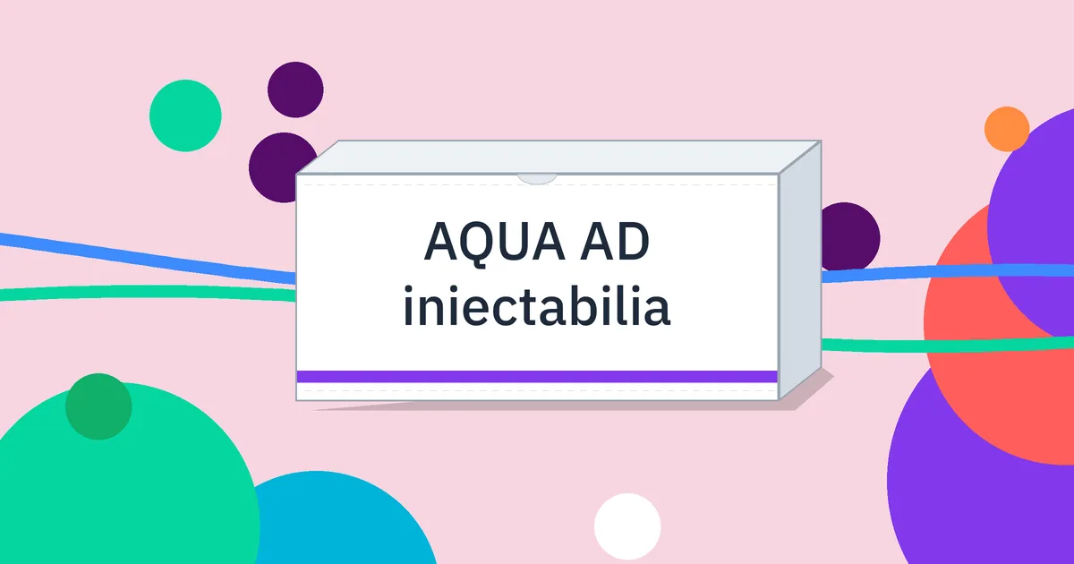 Symbolbild: Packung mit der Aufschrift AQUA AD iniectabilia (PZN 08771010) – Verfügbarkeit und Bezug in Apotheken in Frankfurt am Main