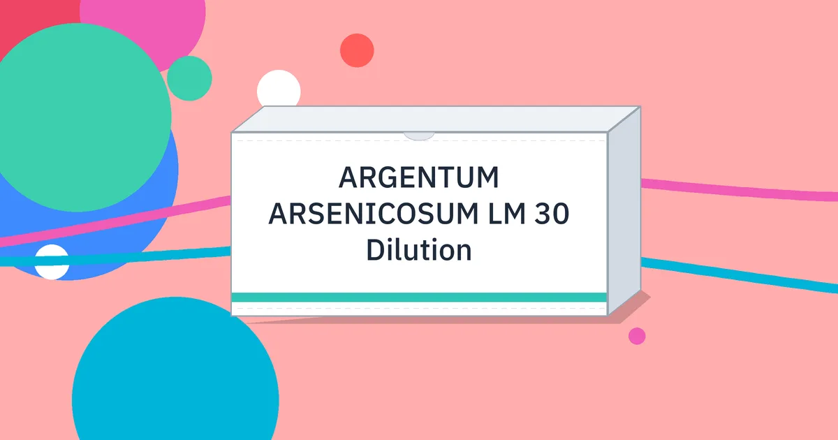 Symbolbild: Packung mit der Aufschrift ARGENTUM ARSENICOSUM LM 30 Dilution (PZN 12767126) – Verfügbarkeit und Bezug in Apotheken in Frankfurt am Main