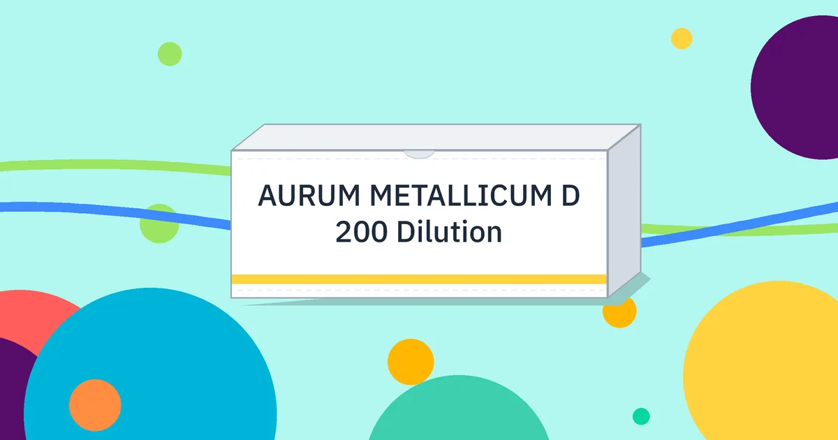 Symbolbild: Packung mit der Aufschrift AURUM METALLICUM D 200 Dilution (PZN 07160735) – Verfügbarkeit und Bezug in Apotheken in Frankfurt am Main