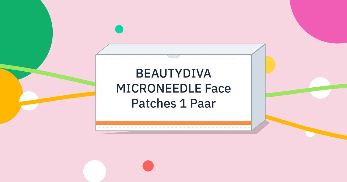 Symbolbild: Packung mit der Aufschrift BEAUTYDIVA MICRONEEDLE Face Patches 1 Paar (PZN 18792800) – Verfügbarkeit und Bezug in Apotheken in Frankfurt am Main