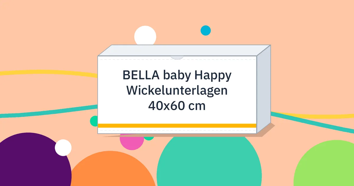 Symbolbild: Packung mit der Aufschrift BELLA baby Happy Wickelunterlagen 40x60 cm (PZN 17368632) – Verfügbarkeit und Bezug in Apotheken in Frankfurt am Main
