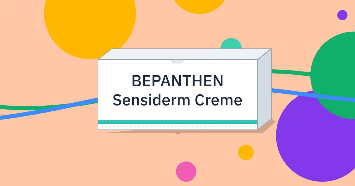 Symbolbild: Packung mit der Aufschrift BEPANTHEN Sensiderm Creme (PZN 06429046) – Verfügbarkeit und Bezug in Apotheken in Frankfurt am Main