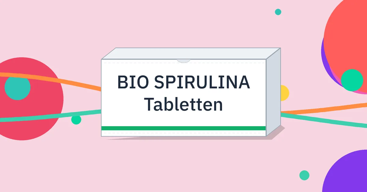 Symbolbild: Packung mit der Aufschrift BIO SPIRULINA Tabletten (PZN 16702253) – Verfügbarkeit und Bezug in Apotheken in Frankfurt am Main