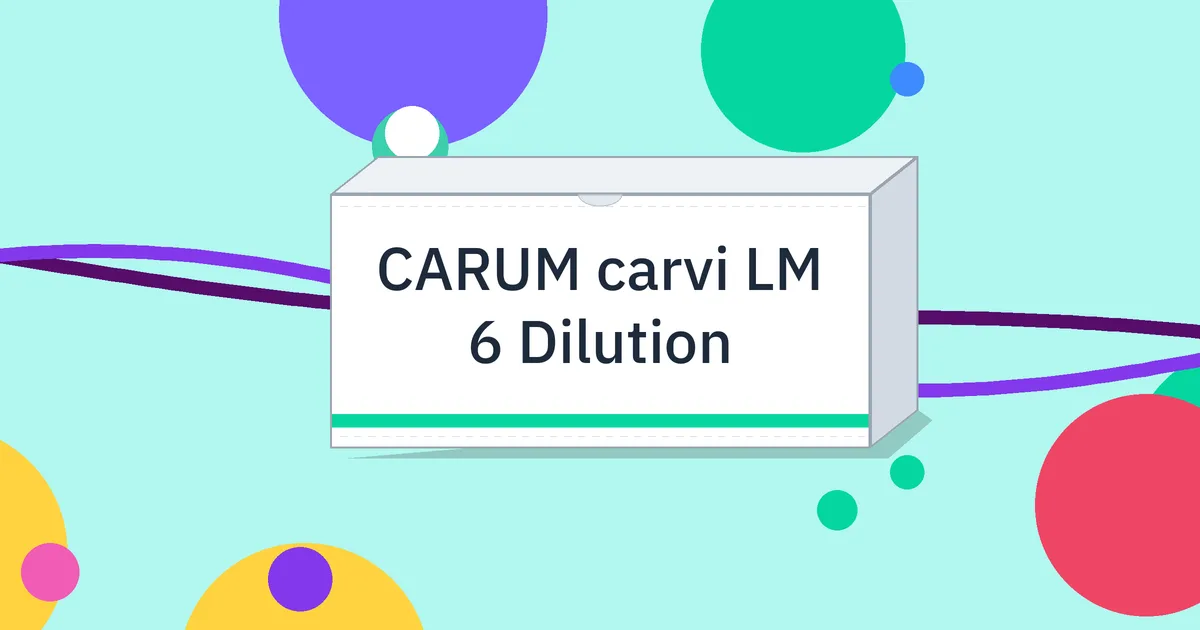Symbolbild: Packung mit der Aufschrift CARUM carvi LM 6 Dilution (PZN 12811117) – Verfügbarkeit und Bezug in Apotheken in Frankfurt am Main