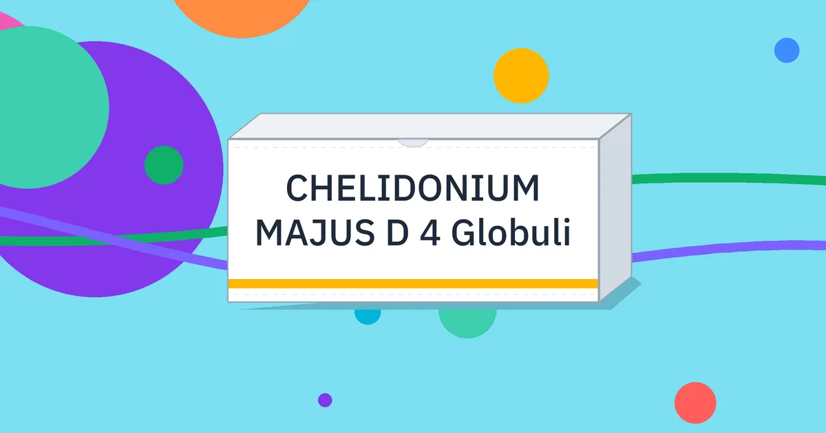 Symbolbild: Packung mit der Aufschrift CHELIDONIUM MAJUS D 4 Globuli (PZN 14312016) – Verfügbarkeit und Bezug in Apotheken in Frankfurt am Main
