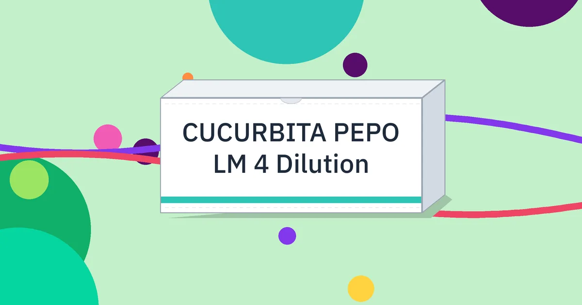 Symbolbild: Packung mit der Aufschrift CUCURBITA PEPO LM 4 Dilution (PZN 13457161) – Verfügbarkeit und Bezug in Apotheken in Frankfurt am Main
