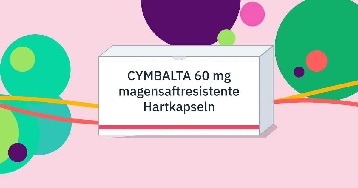 Symbolbild: Packung mit der Aufschrift CYMBALTA 60 mg magensaftresistente Hartkapseln (PZN 14139902) – Verfügbarkeit und Bezug in Apotheken in Frankfurt am Main