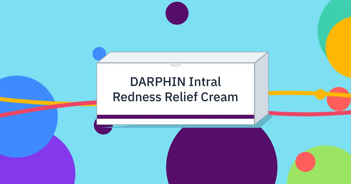 Symbolbild: Packung mit der Aufschrift DARPHIN Intral Redness Relief Cream (PZN 18750894) – Verfügbarkeit und Bezug in Apotheken in Frankfurt am Main