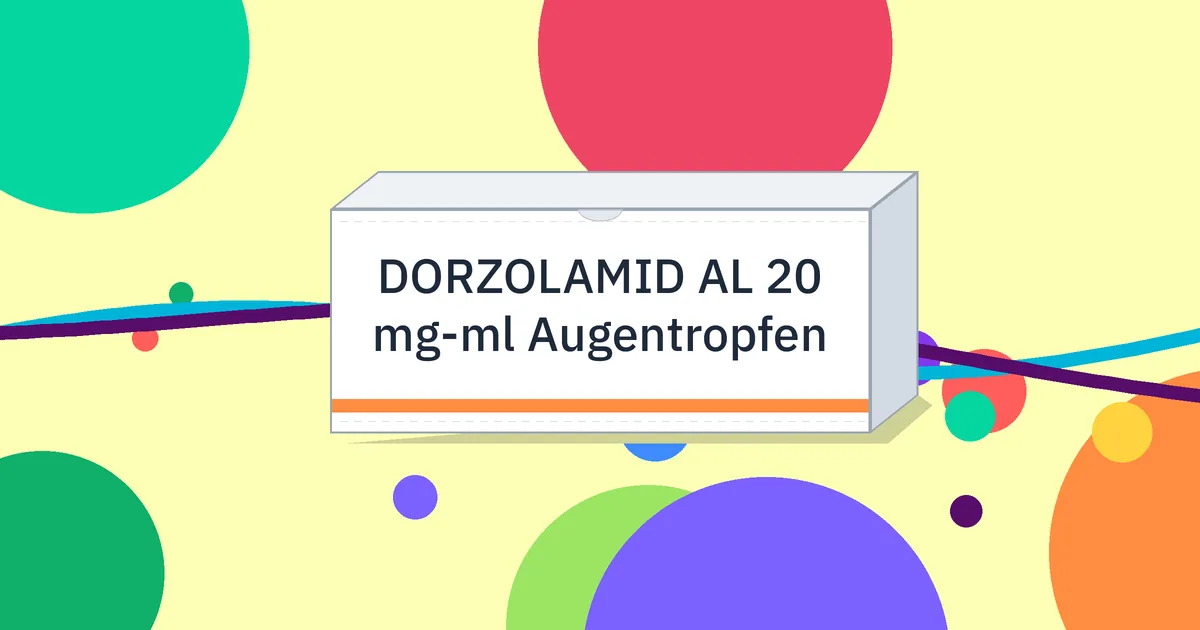 Symbolbild: Packung mit der Aufschrift DORZOLAMID AL 20 mg-ml Augentropfen (PZN 02089808) – Verfügbarkeit und Bezug in Apotheken in Frankfurt am Main