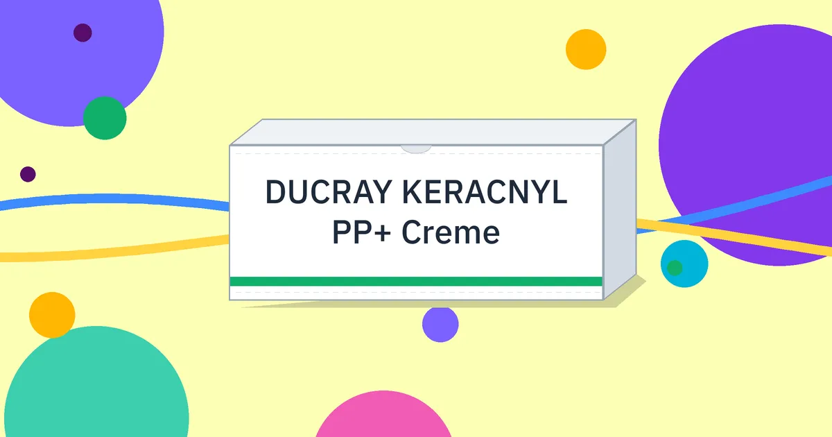 Symbolbild: Packung mit der Aufschrift DUCRAY KERACNYL PP+ Creme (PZN 16917999) – Verfügbarkeit und Bezug in Apotheken in Frankfurt am Main