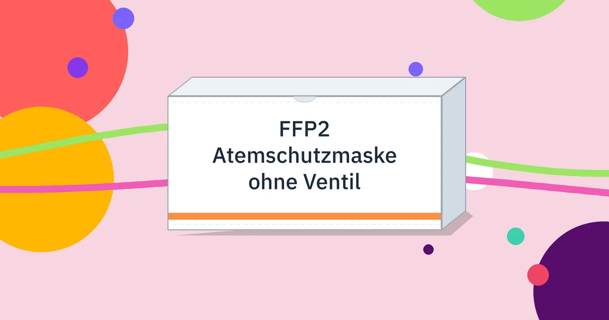 Symbolbild: Packung mit der Aufschrift FFP2 Atemschutzmaske ohne Ventil (PZN 17205953) – Verfügbarkeit und Bezug in Apotheken in Frankfurt am Main