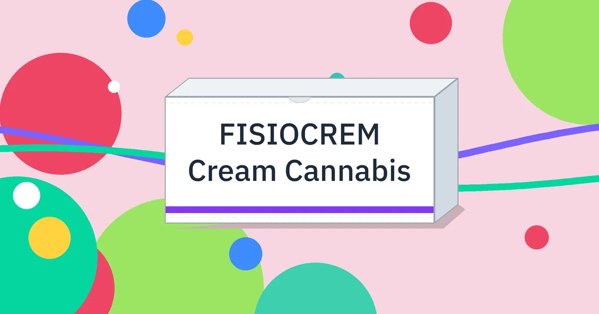 Symbolbild: Packung mit der Aufschrift FISIOCREM Cream Cannabis (PZN 18306805) – Verfügbarkeit und Bezug in Apotheken in Frankfurt am Main