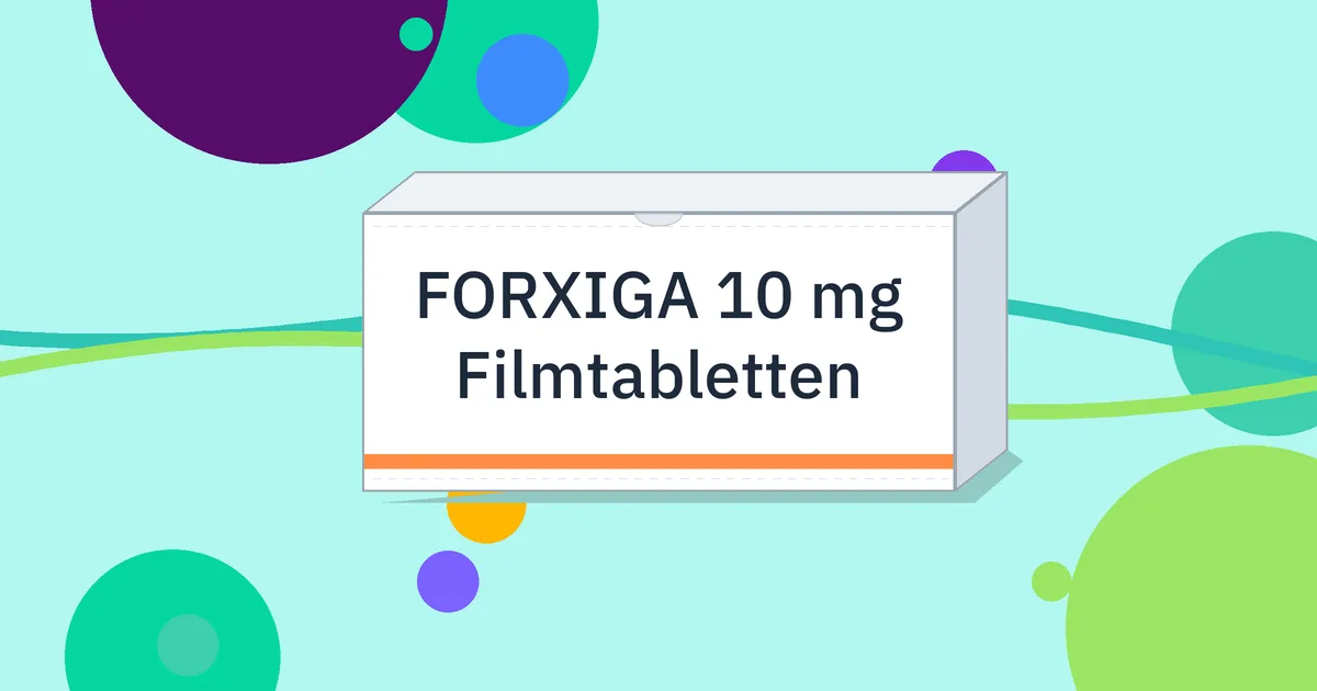 Symbolbild: Packung mit der Aufschrift FORXIGA 10 mg Filmtabletten (PZN 18232857) – Verfügbarkeit und Bezug in Apotheken in Frankfurt am Main
