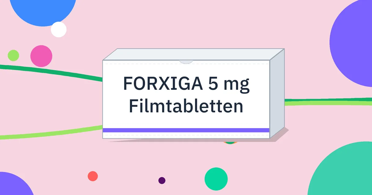 Symbolbild: Packung mit der Aufschrift FORXIGA 5 mg Filmtabletten (PZN 18329752) – Verfügbarkeit und Bezug in Apotheken in Frankfurt am Main