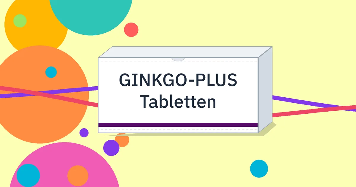 Symbolbild: Packung mit der Aufschrift GINKGO-PLUS Tabletten (PZN 16332804) – Verfügbarkeit und Bezug in Apotheken in Frankfurt am Main