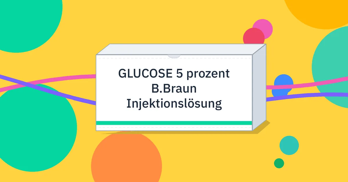 Symbolbild: Packung mit der Aufschrift GLUCOSE 5 prozent B.Braun Injektionslösung (PZN 04164419) – Verfügbarkeit und Bezug in Apotheken in Frankfurt am Main