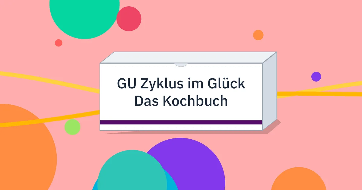 Symbolbild: Packung mit der Aufschrift GU Zyklus im Glück Das Kochbuch (PZN 19079553) – Verfügbarkeit und Bezug in Apotheken in Frankfurt am Main