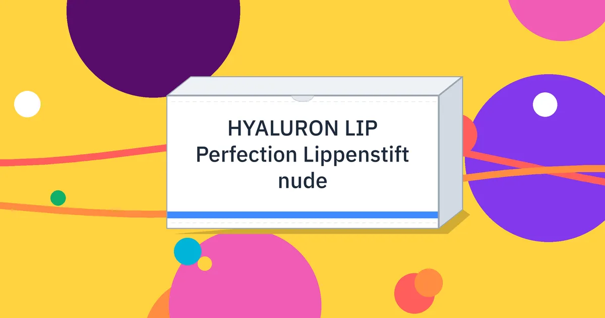 Symbolbild: Packung mit der Aufschrift HYALURON LIP Perfection Lippenstift nude (PZN 15327818) – Verfügbarkeit und Bezug in Apotheken in Frankfurt am Main