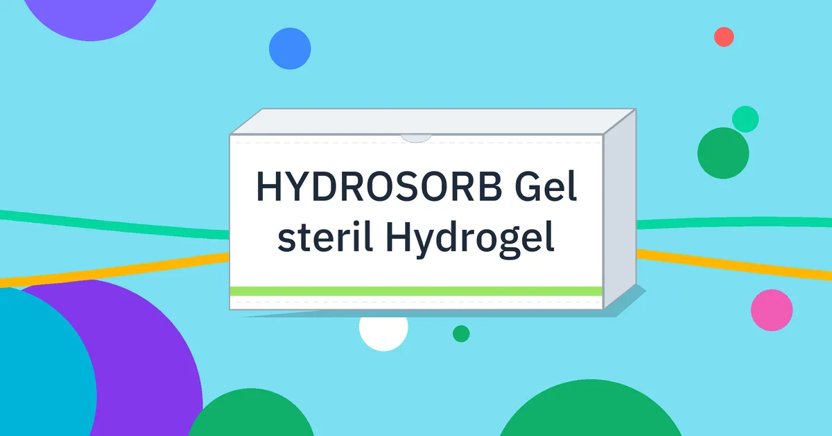 Symbolbild: Packung mit der Aufschrift HYDROSORB Gel steril Hydrogel (PZN 05398326) – Verfügbarkeit und Bezug in Apotheken in Frankfurt am Main