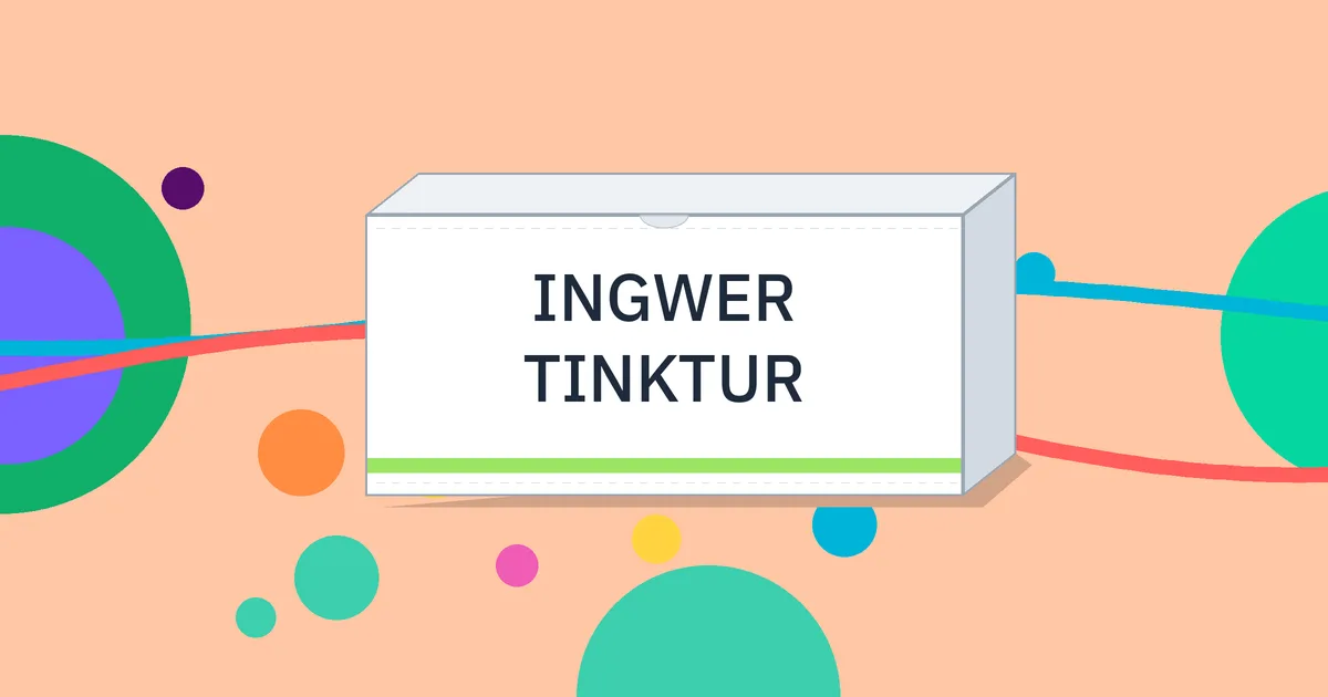 Symbolbild: Packung mit der Aufschrift INGWER TINKTUR (PZN 17187847) – Verfügbarkeit und Bezug in Apotheken in Frankfurt am Main