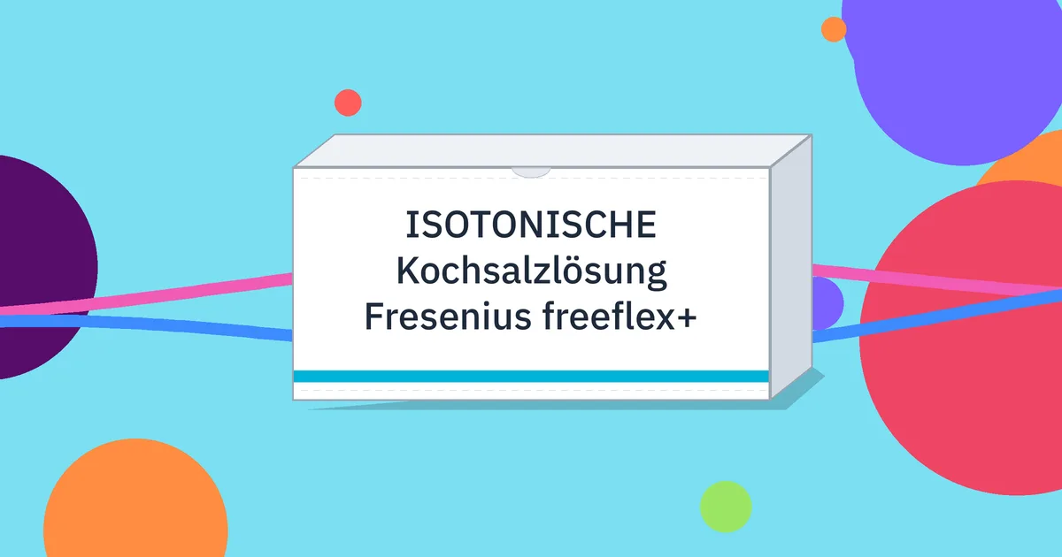 Symbolbild: Packung mit der Aufschrift ISOTONISCHE Kochsalzlösung Fresenius freeflex+ (PZN 09477465) – Verfügbarkeit und Bezug in Apotheken in Frankfurt am Main