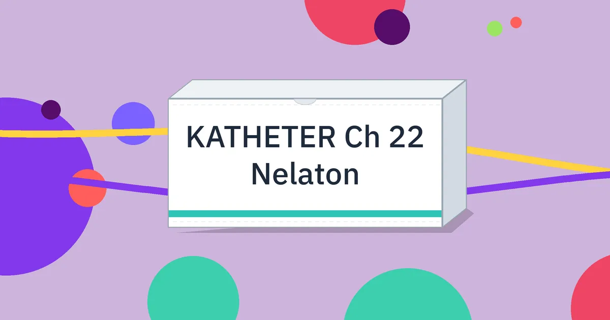 Symbolbild: Packung mit der Aufschrift KATHETER Ch 22 Nelaton (PZN 01729766) – Verfügbarkeit und Bezug in Apotheken in Frankfurt am Main