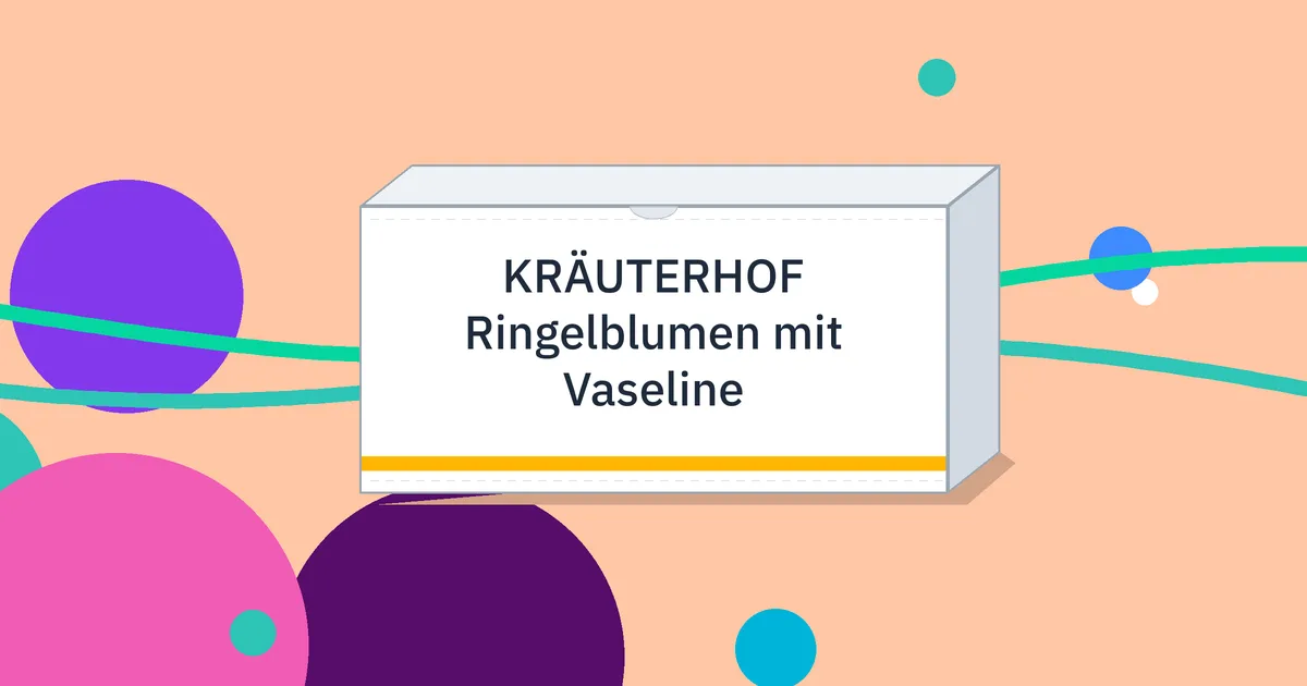 Symbolbild: Packung mit der Aufschrift KRÄUTERHOF Ringelblumen mit Vaseline (PZN 14412456) – Verfügbarkeit und Bezug in Apotheken in Frankfurt am Main