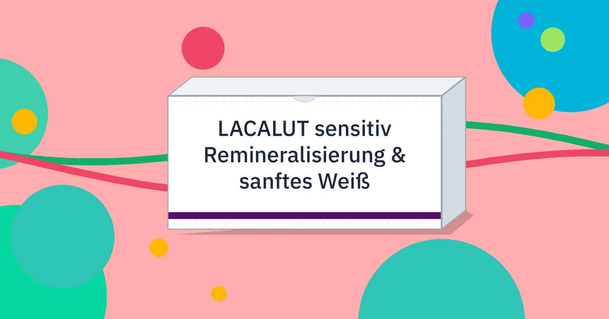 Symbolbild: Packung mit der Aufschrift LACALUT sensitiv Remineralisierung & sanftes Weiß (PZN 18403997) – Verfügbarkeit und Bezug in Apotheken in Frankfurt am Main
