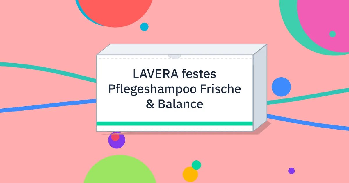 Symbolbild: Packung mit der Aufschrift LAVERA festes Pflegeshampoo Frische & Balance (PZN 18163205) – Verfügbarkeit und Bezug in Apotheken in Frankfurt am Main