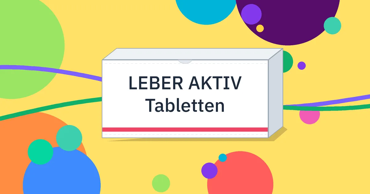 Symbolbild: Packung mit der Aufschrift LEBER AKTIV Tabletten (PZN 17506086) – Verfügbarkeit und Bezug in Apotheken in Frankfurt am Main