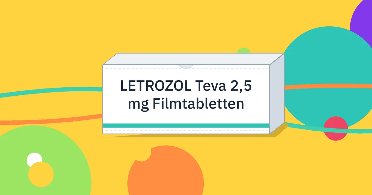 Symbolbild: Packung mit der Aufschrift LETROZOL Teva 2,5 mg Filmtabletten (PZN 20407040) – Verfügbarkeit und Bezug in Apotheken in Frankfurt am Main