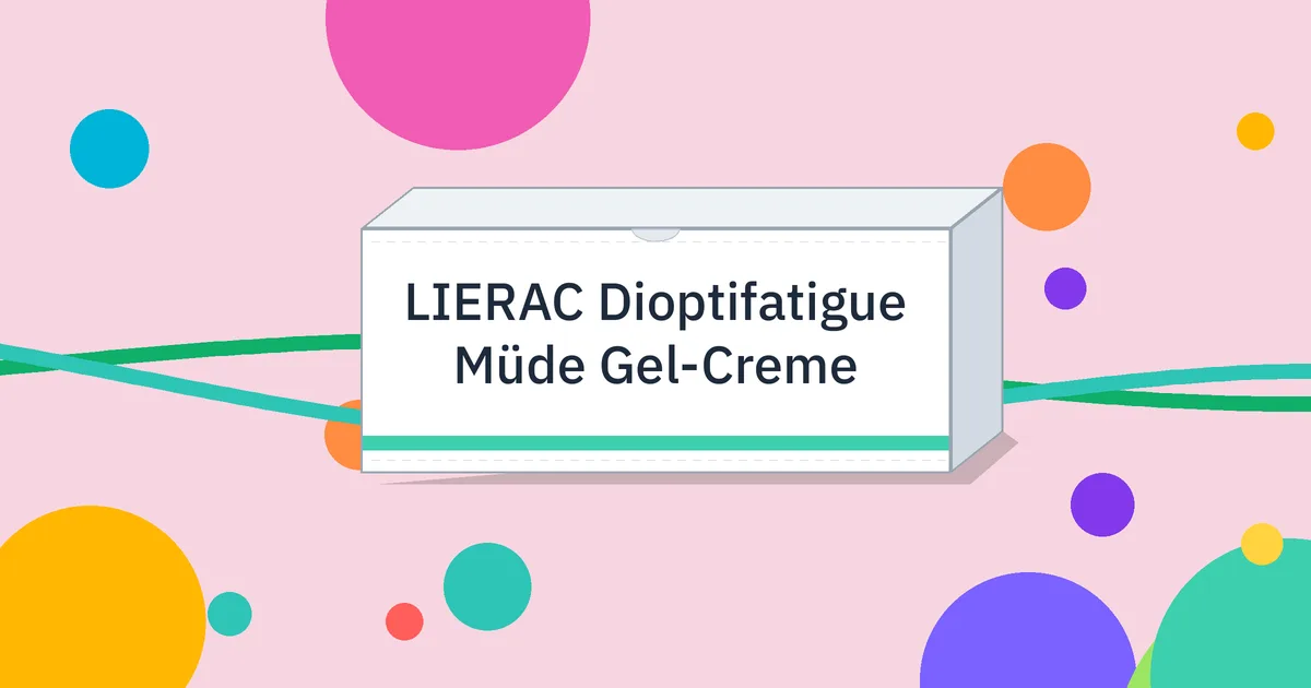 Symbolbild: Packung mit der Aufschrift LIERAC Dioptifatigue Müde Gel-Creme (PZN 13755800) – Verfügbarkeit und Bezug in Apotheken in Frankfurt am Main