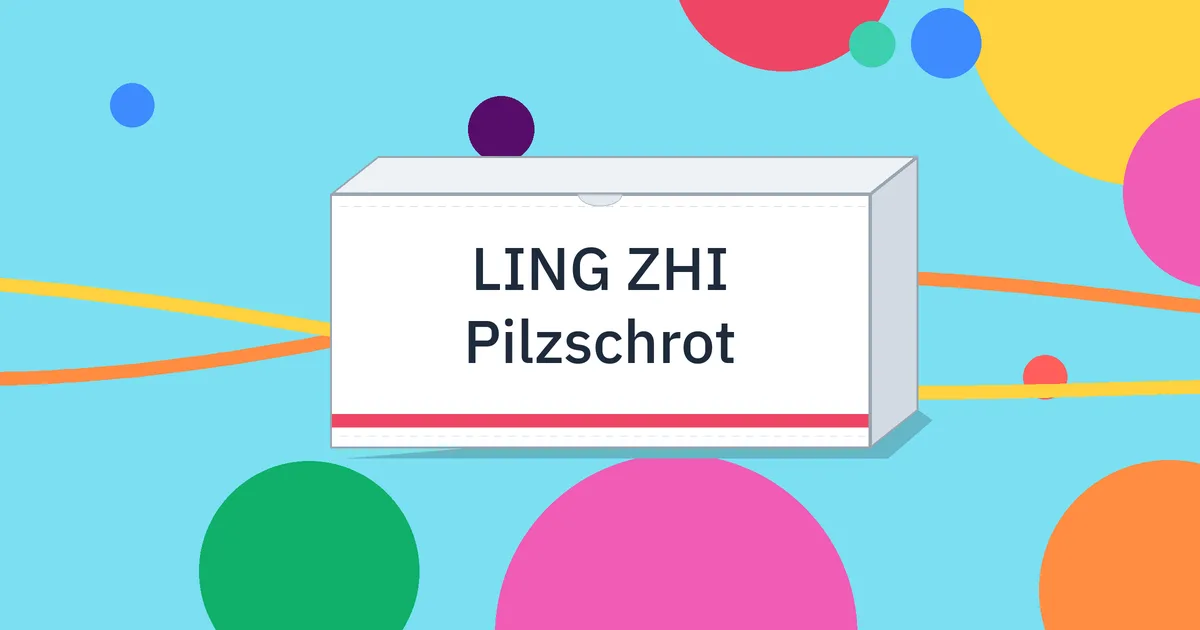 Symbolbild: Packung mit der Aufschrift LING ZHI Pilzschrot (PZN 00121270) – Verfügbarkeit und Bezug in Apotheken in Frankfurt am Main