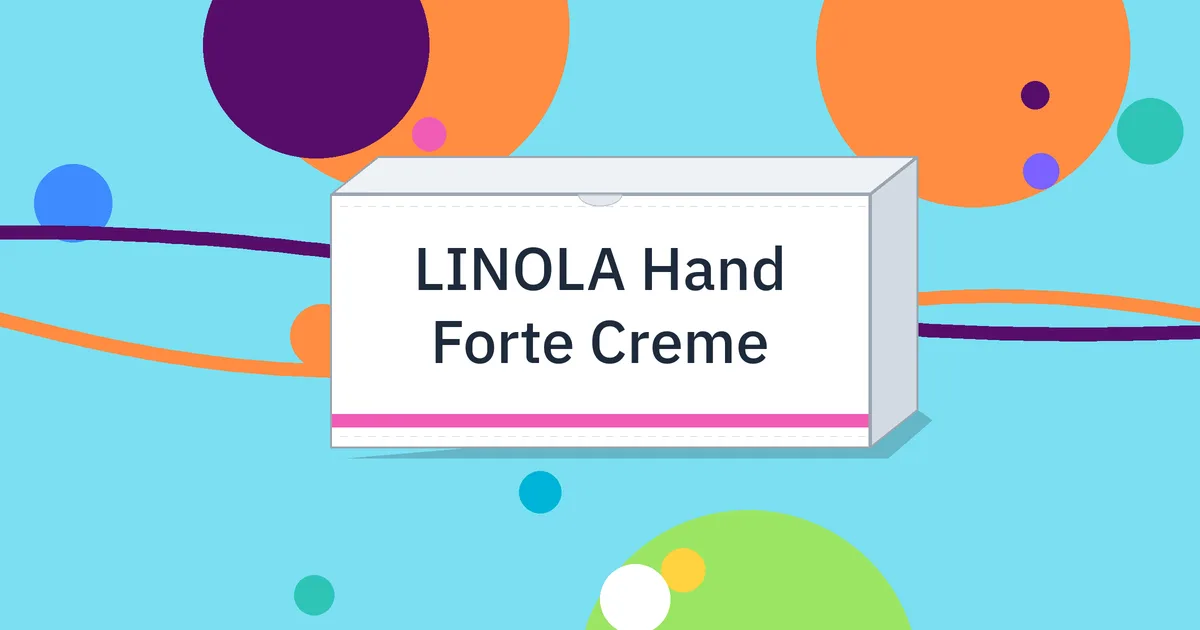 Symbolbild: Packung mit der Aufschrift LINOLA Hand Forte Creme (PZN 16002840) – Verfügbarkeit und Bezug in Apotheken in Frankfurt am Main