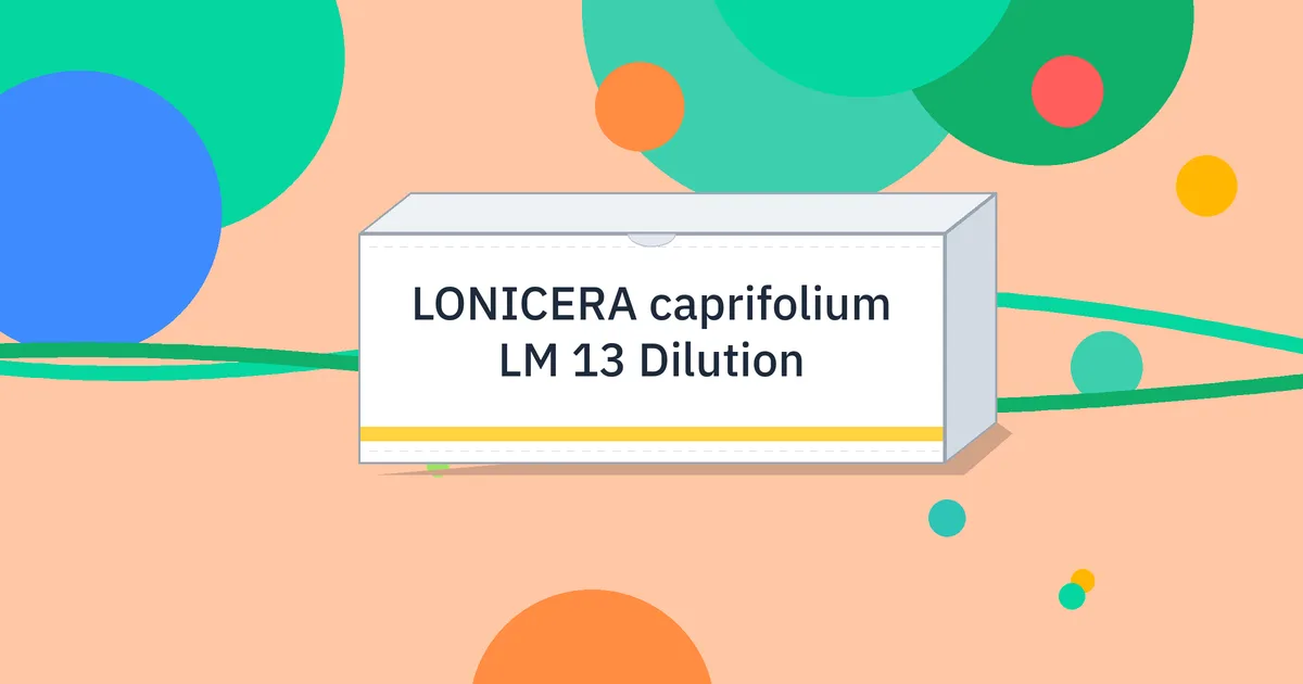 Symbolbild: Packung mit der Aufschrift LONICERA caprifolium LM 13 Dilution (PZN 13535719) – Verfügbarkeit und Bezug in Apotheken in Frankfurt am Main
