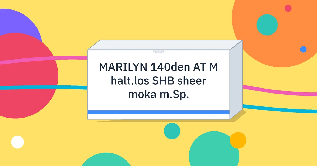 Symbolbild: Packung mit der Aufschrift MARILYN 140den AT M halt.los SHB sheer moka m.Sp. (PZN 16186780) – Verfügbarkeit und Bezug in Apotheken in Frankfurt am Main