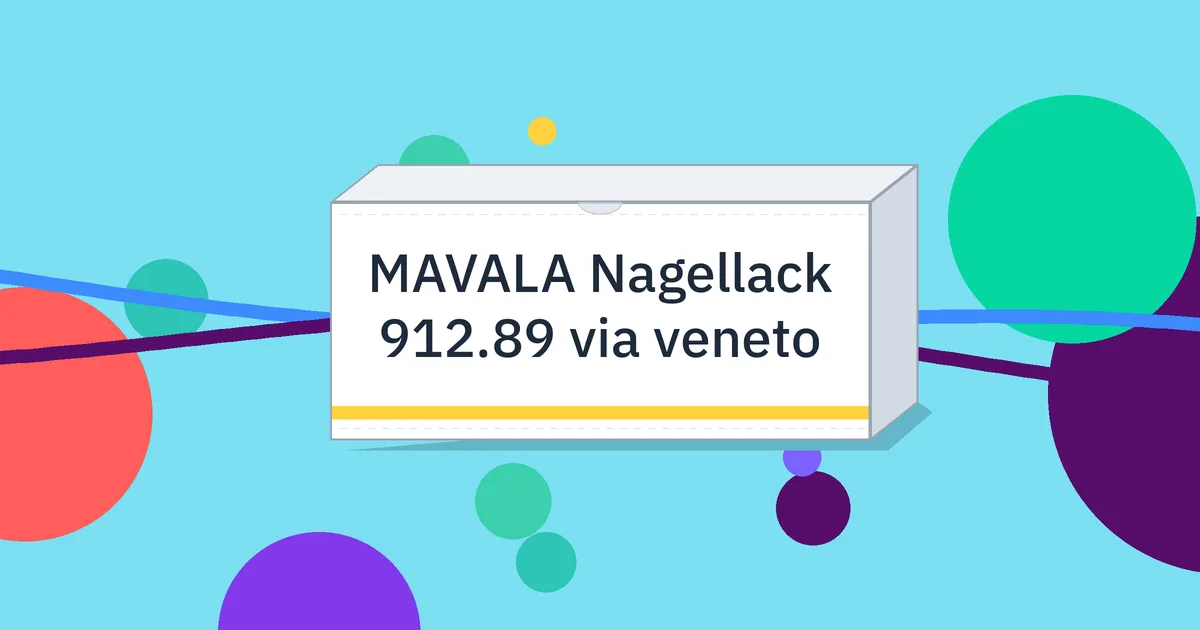 Symbolbild: Packung mit der Aufschrift MAVALA Nagellack 912.89 via veneto (PZN 14051082) – Verfügbarkeit und Bezug in Apotheken in Frankfurt am Main
